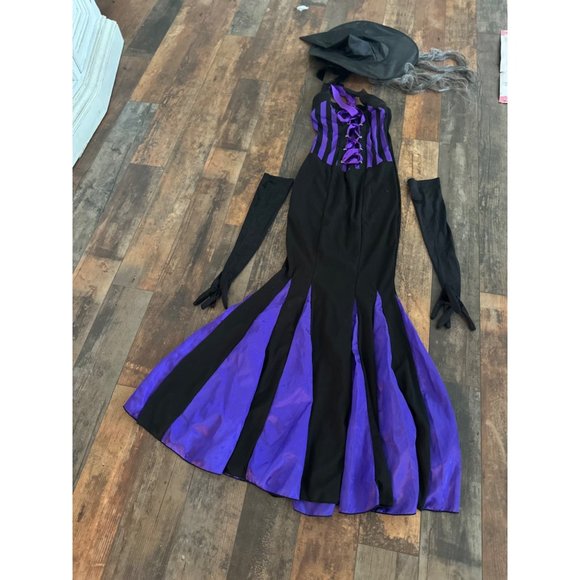 Leg Avenue | Dresses | 3 Pc Bewitching Witch Black And Purple Halloween ...